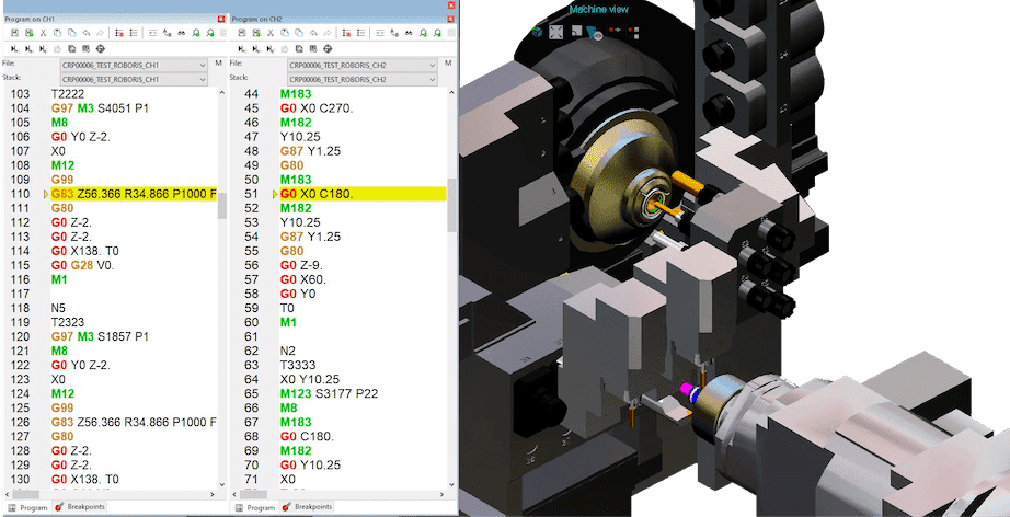 Eureka G-Code Simulation - Advanced Mill/Turn Simulation